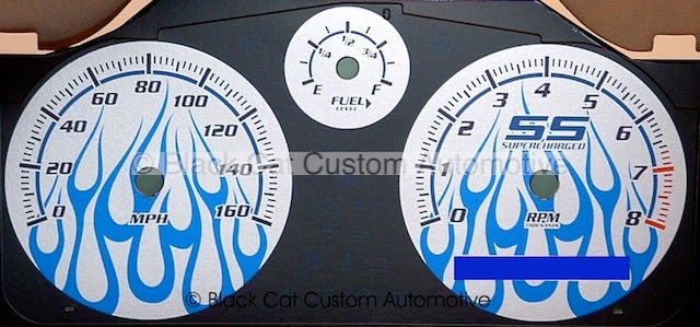 Black Cat Custom Automotive - Custom Design Gauge Faces