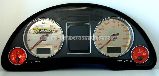 Black Cat Custom Automotive - Custom Design Gauge Faces