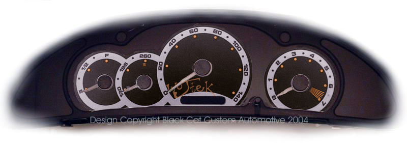 Black Cat Custom Automotive - Custom Design Gauge Faces