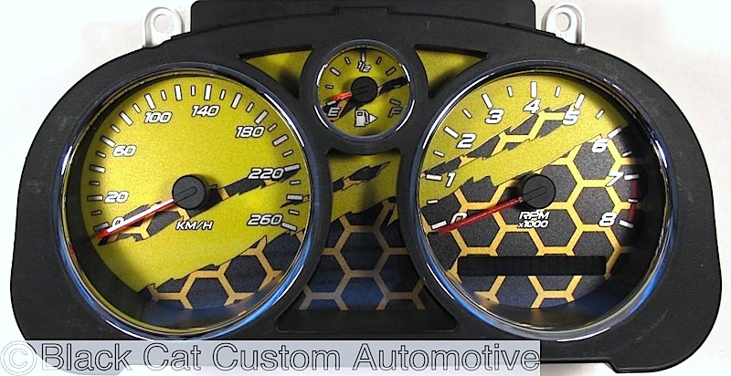 Black Cat Custom Automotive - Custom Design Gauge Faces
