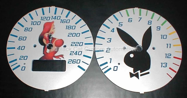 Black Cat Custom Automotive - Custom Design Gauge Faces